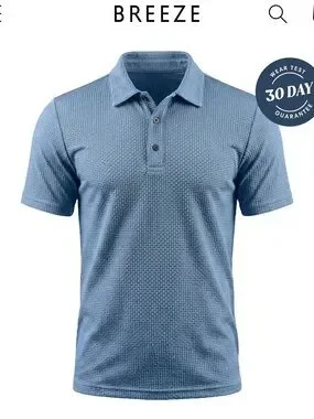 Breeze | Shirts | Nwt Breeze Capri Mens Coastal Blue Ultra Comfortable ...